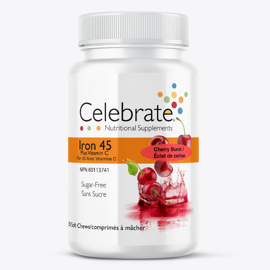 Celebrate Iron 45 Plus Vitamin – Celebrate Vitamins Canada
